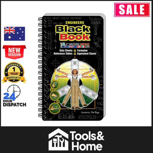 Engineers Black Book 3rd Edition (Metric) By Rapp Pat - Laminated ...