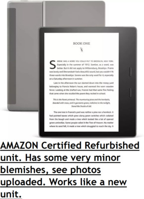Amazon Kindle Oasis eReader 2019 10th Gen 7" 8GB Graphite eBook WARM ...