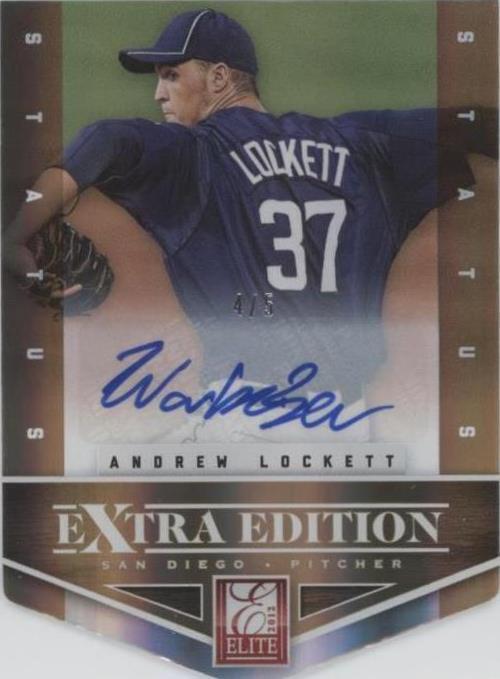 2012 Elite Extra Edition - Walker Lockett #100 Status Gold Die-Cut ...