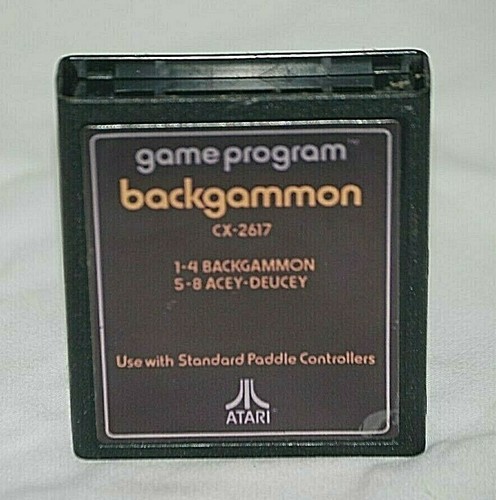 Backgammon Atari 2600 Video GAME CARTRIDGE ONLY CX2617 Vintage 1978 | eBay