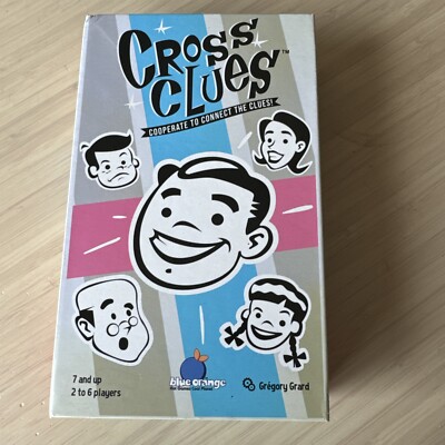 Blue Orange Cross Clues Card Game Cooperate To Connect The Clues | eBay