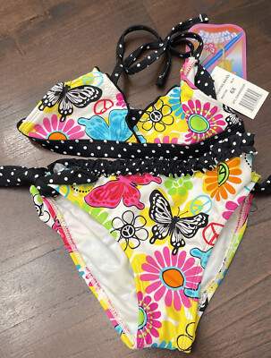 Breaking Waves Swept Away Bikini Size 6X 13 | eBay