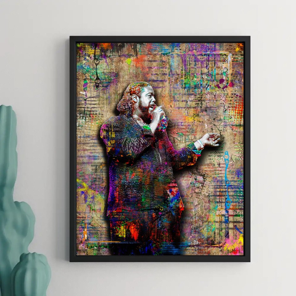 Barry White 12x18in Poster Barry White Soul Music Tribute Print Free ...