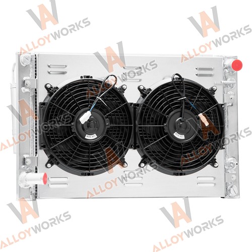 3 ROW Radiator&Shroud Fan For 07-2015 Infiniti G25 G35 G37 Q60 10-20 ...