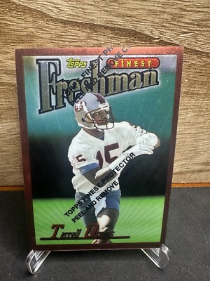 1996 Topps Finest Terrell Owens #338 Rookie Card With Coating 49ers HOF ...