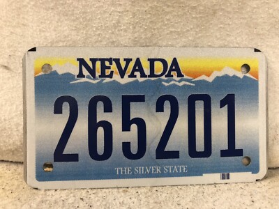 2014 Nevada Motorcycle License Plate | eBay