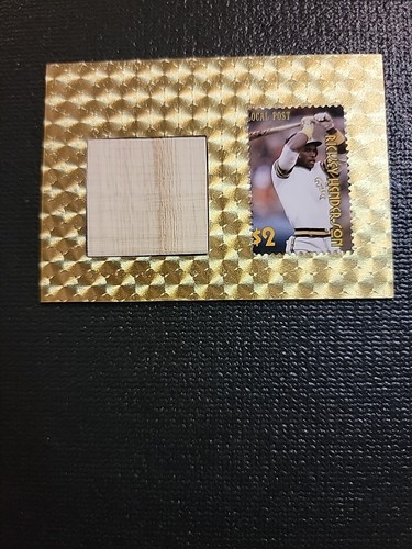 Rickey Henderson 1 Of 1! Foilfractor! Bat Relic. Stamp Relic! Read! ⚾️⚾ ...