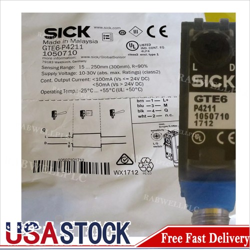 New SICK GTE6-P4211 1050710 GTE6P4211 Photoelectric Sensors ...