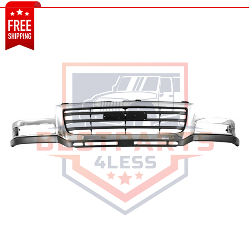 NEW Front Grille, Chrome, Black, GM1200568 for 2003-2007 GMC Sierra ...