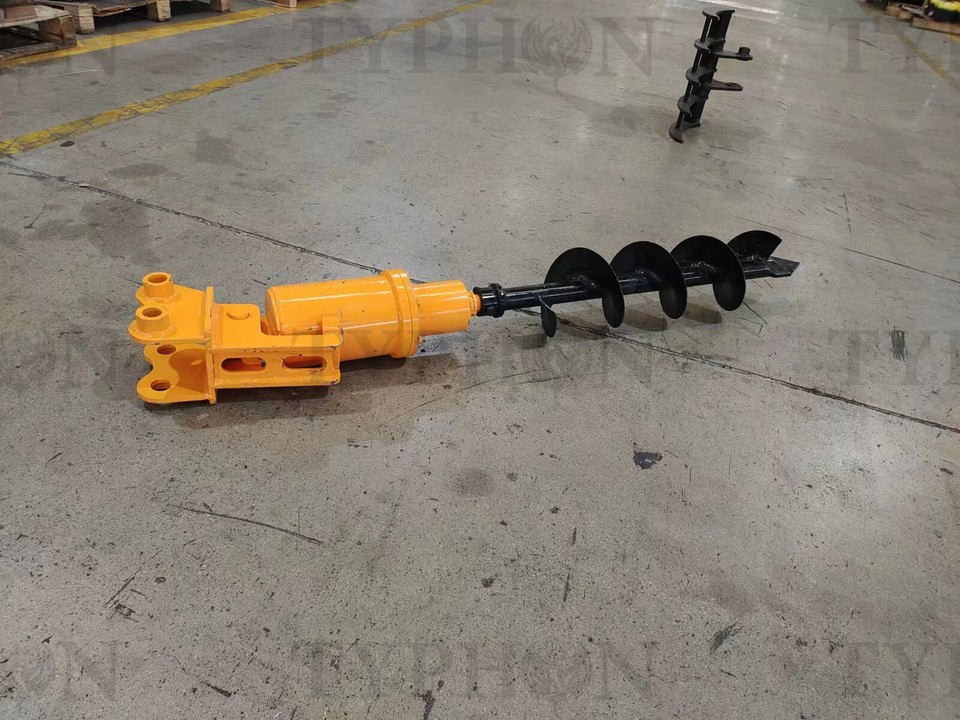 Hydraulic Earth Auger Post Hole Digger 8" Diameter Attachment for ...