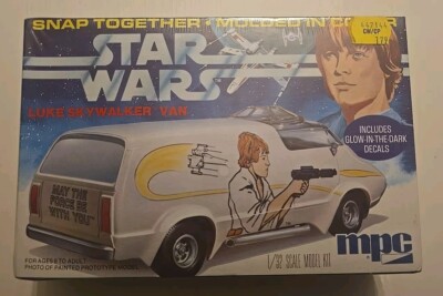 NIB Star Wars Luke Skywalker Van MPC 1:32 Model Kit 1-3210 Factory ...