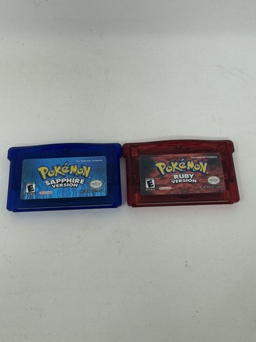 Pokemon Ruby + Sapphire Version (Nintendo GameBoy Advance, GBA LOT ...