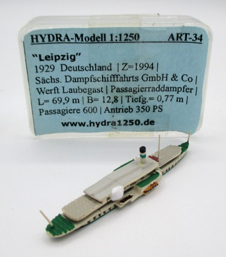 LEIPZIG Hydra Ship Model Passenger Ship 1929 Metal 1:1250 Germany ...