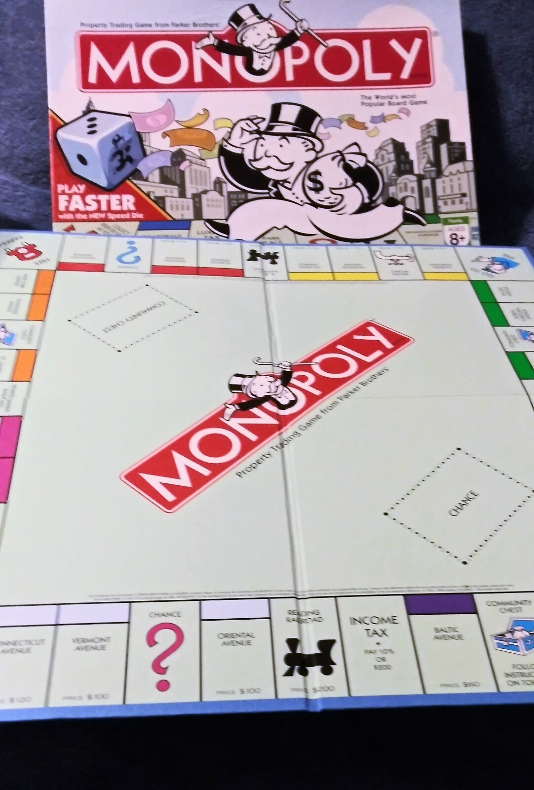 2007 Monopoly Speed Die Edition Board Game Parker Brothers Hasbro ...