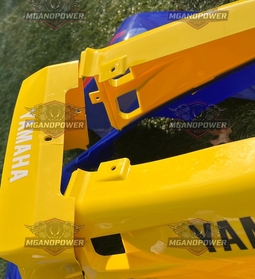 NEW 1994 Yamaha Banshee Blue Yellow Plastics Kit - Gas Tank Grill ...