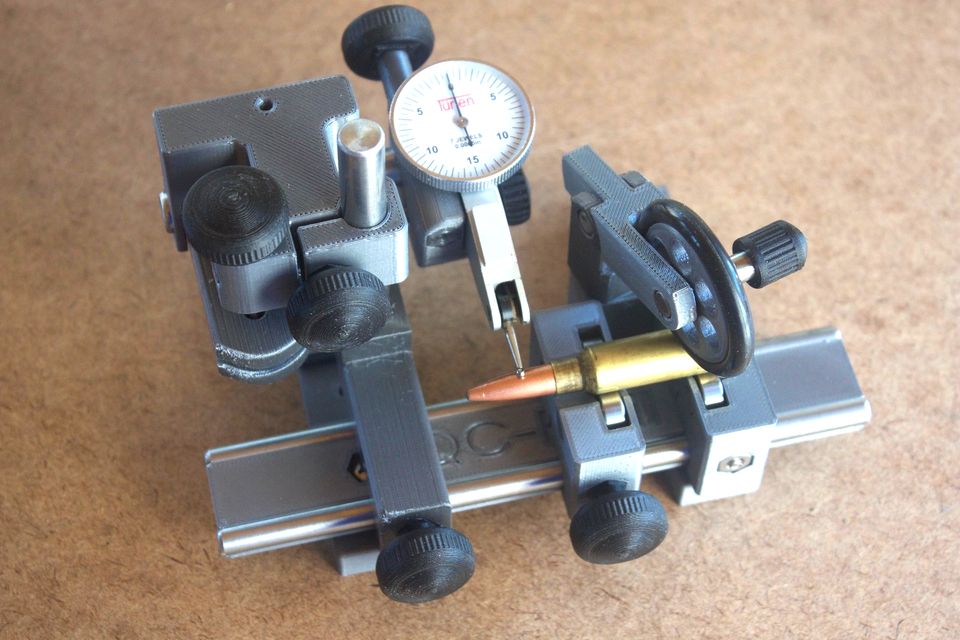 QC-Rail Concentricity Gauge Fixture for Lever Indicators to measure ...