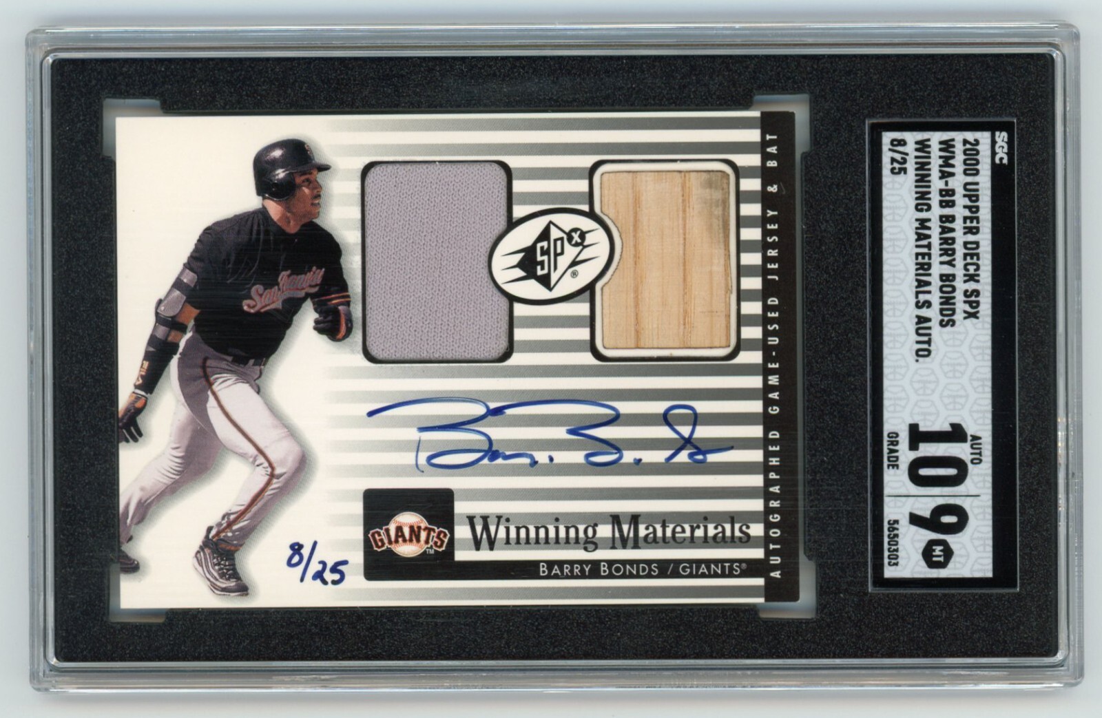 Barry Bonds Autographed Memorabilia | Signed Photo, Jersey ...