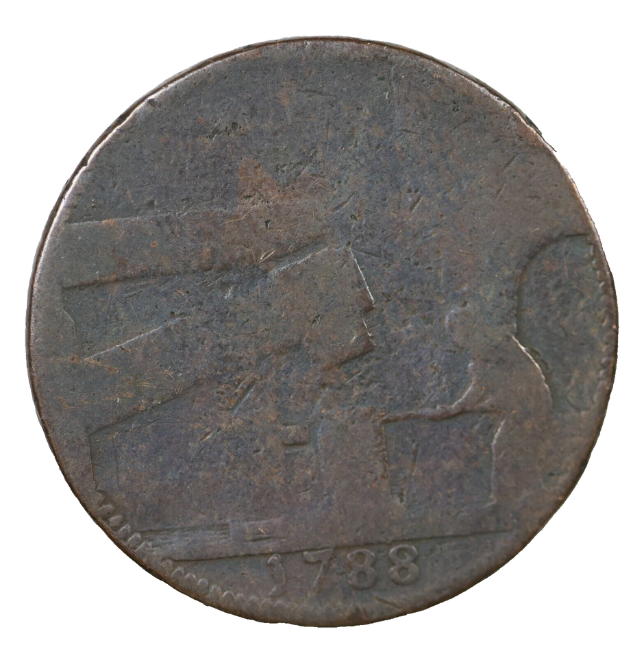 Great Britain 1788 Warwickshire John Wilkinson Halfpenny Conder Token D ...