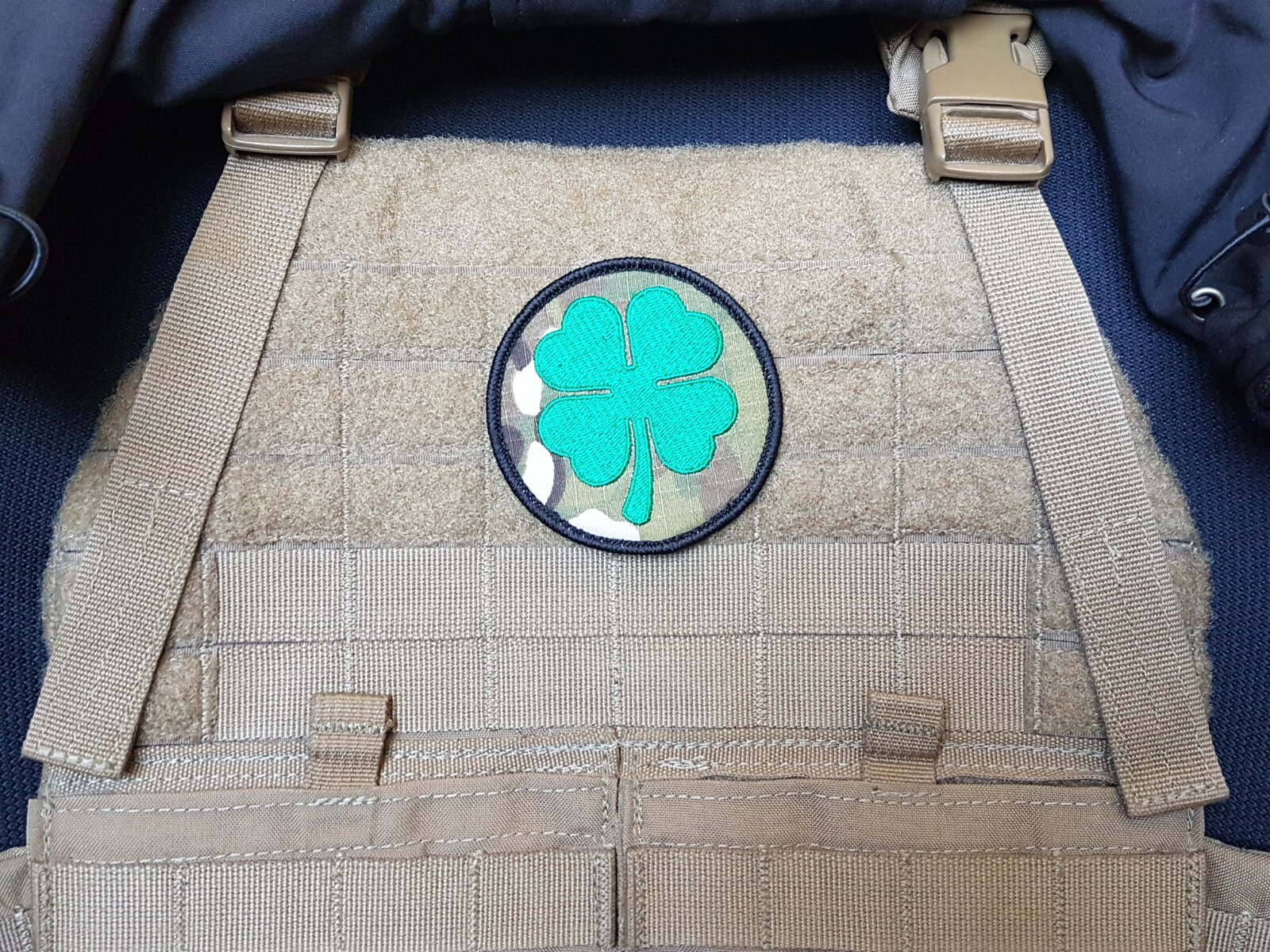 Irish 4 Leaf Clover, Airsoft Gelsoft - Military Multicam Morale Patch ...