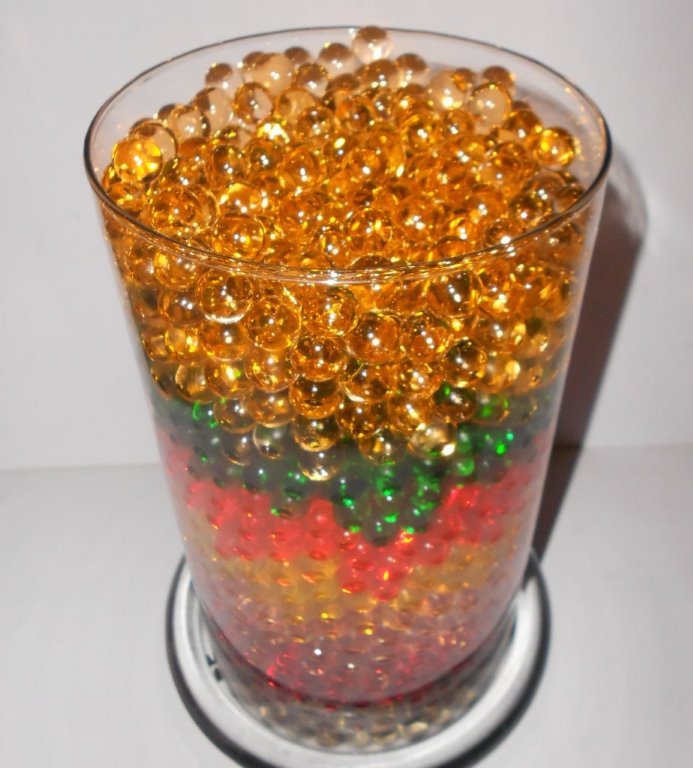 Water beads -USA water jelly beads -29 different colors -each pk makes ...