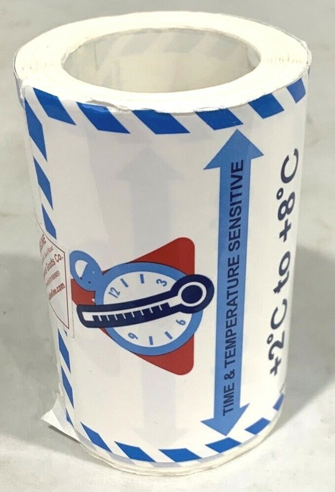 Labelline Dangerous Goods Time And Temperature Sensitive Labels +2 C ...