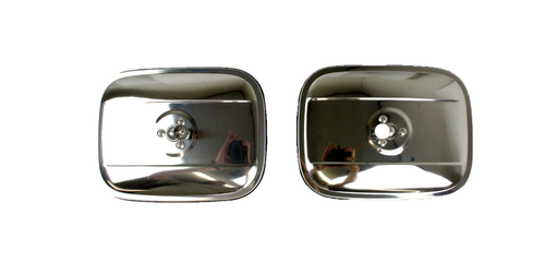 1951 1952 1953 1954 CHEVY TRUCK RECTANGULAR EXTERIOR MIRROR HEAD PAIR # ...