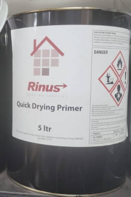 Rinus Quick Drying Bitumen Primer 5L Tin Roofing Seal Paint | eBay UK
