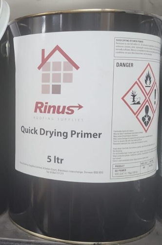 Rinus Quick Drying Bitumen Primer 5L Tin Roofing Seal Paint | eBay