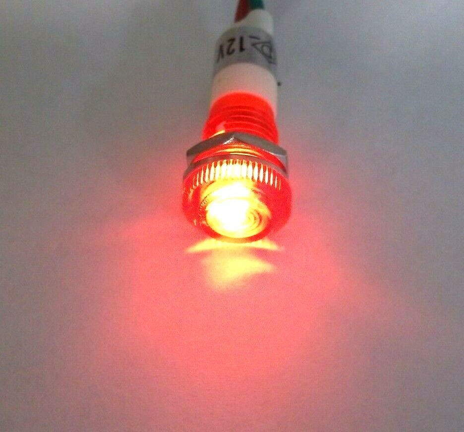 6 BBT Super Bright 12 volt Red LED Low-Profile Mini Courtesy Lights | eBay