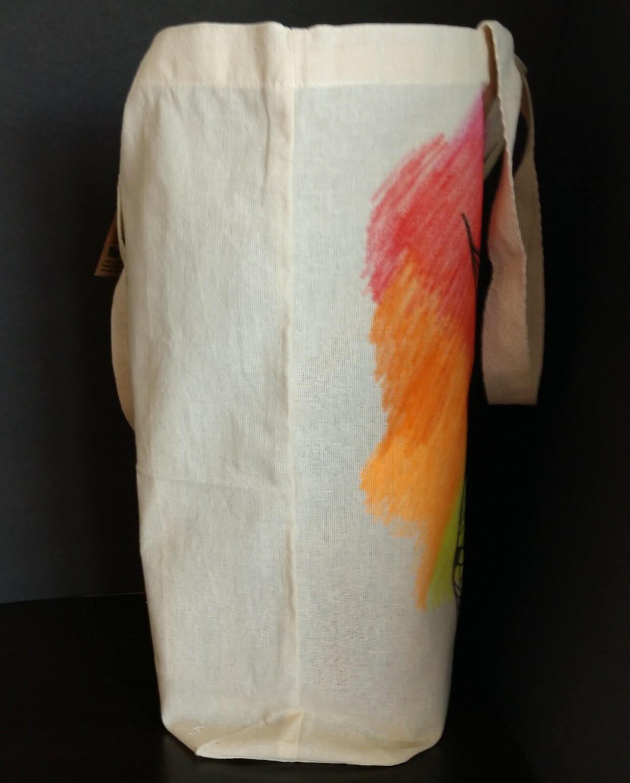 Rainbow Pineapple Tote Bag Piña Reusable Bag Colorful Hand Painted Bag ...