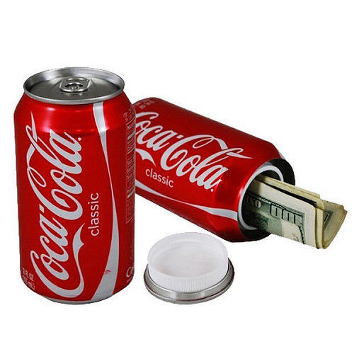COLA DRINK CAN BOTTLE STASH SAFE HIDDEN DIVERSION SECRET HIDING CAR ...