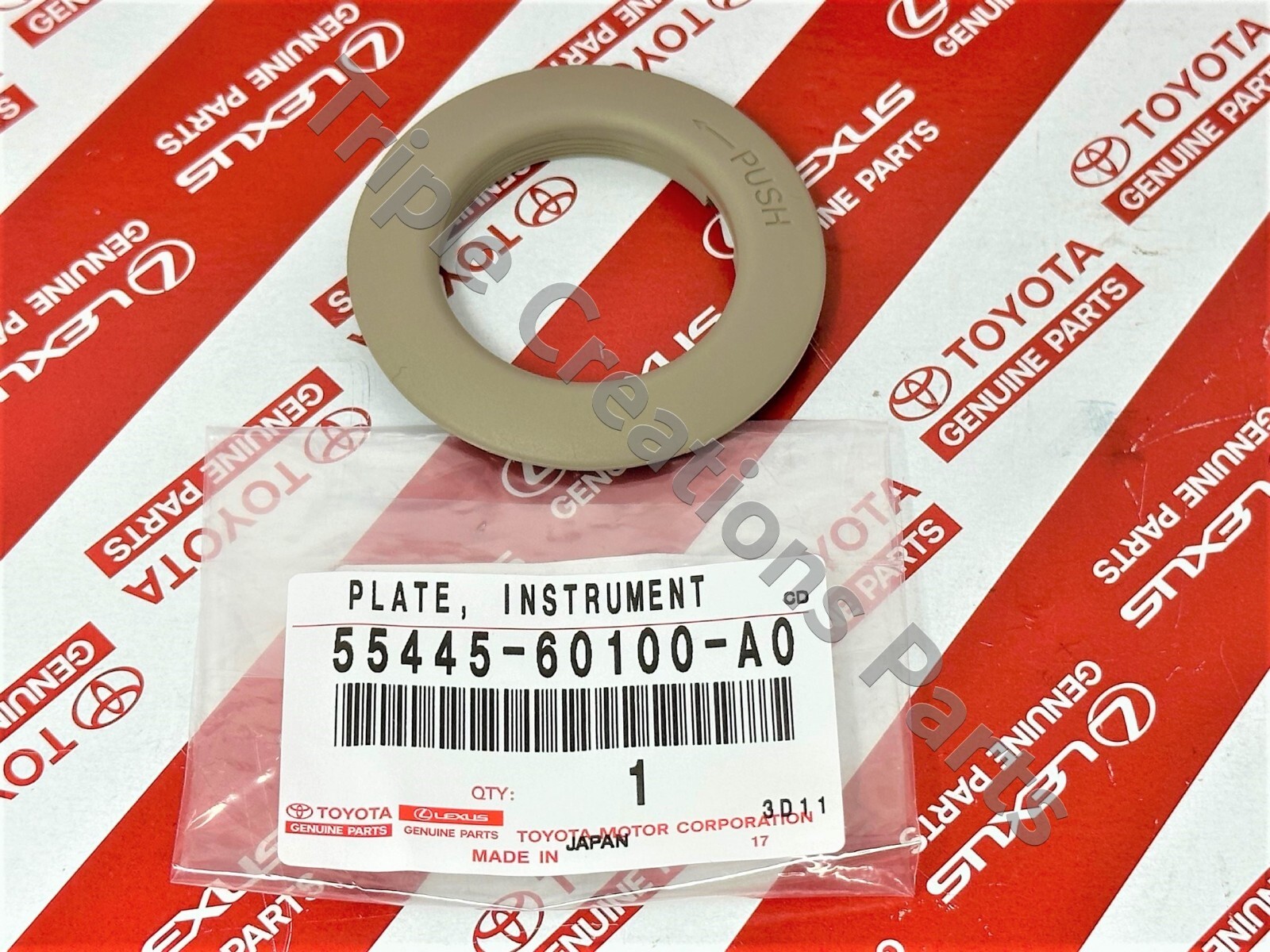 55445-60100-A0 Toyota Genuine Plate Instrument Panel Finish ...