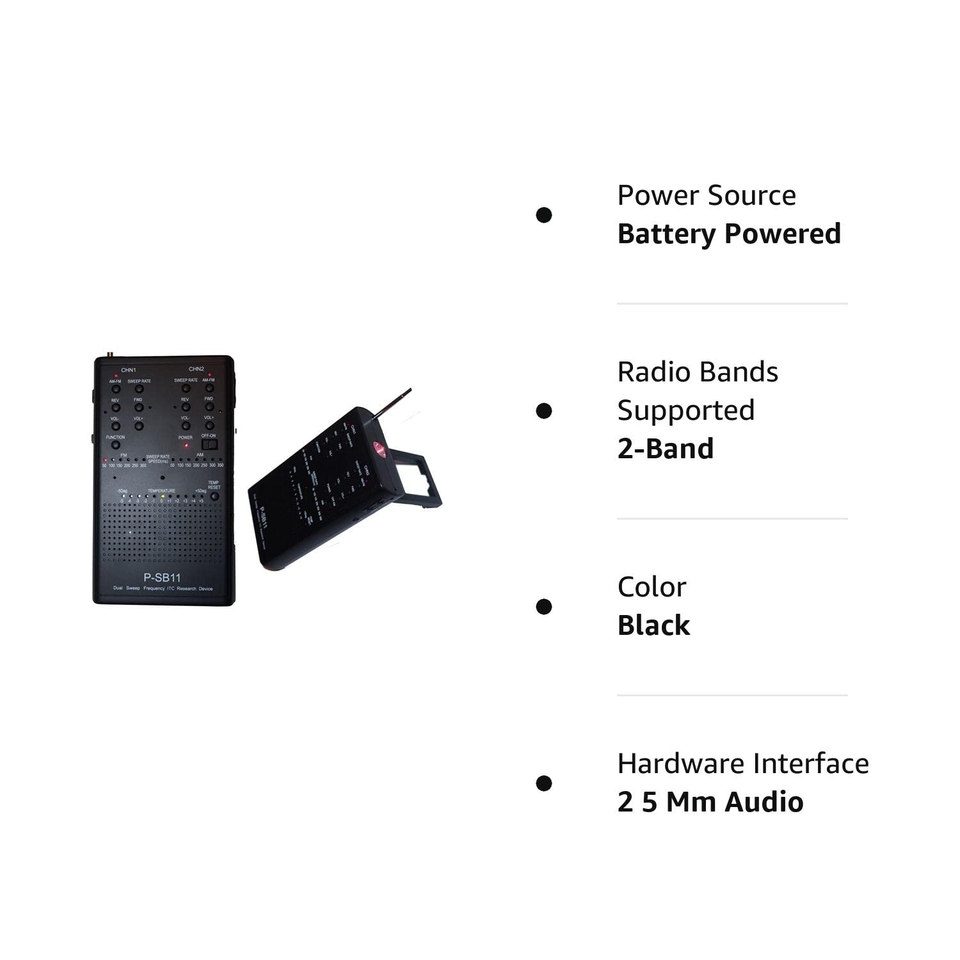 NUATE Spirit Box SB11 Ghost Hunting Equipment Radio Sweep Ghost Box | eBay