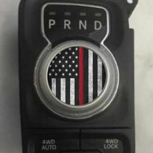 Fits Ram Shift Knob Decal Vinyl Red Lives Matter America Firefighter ...