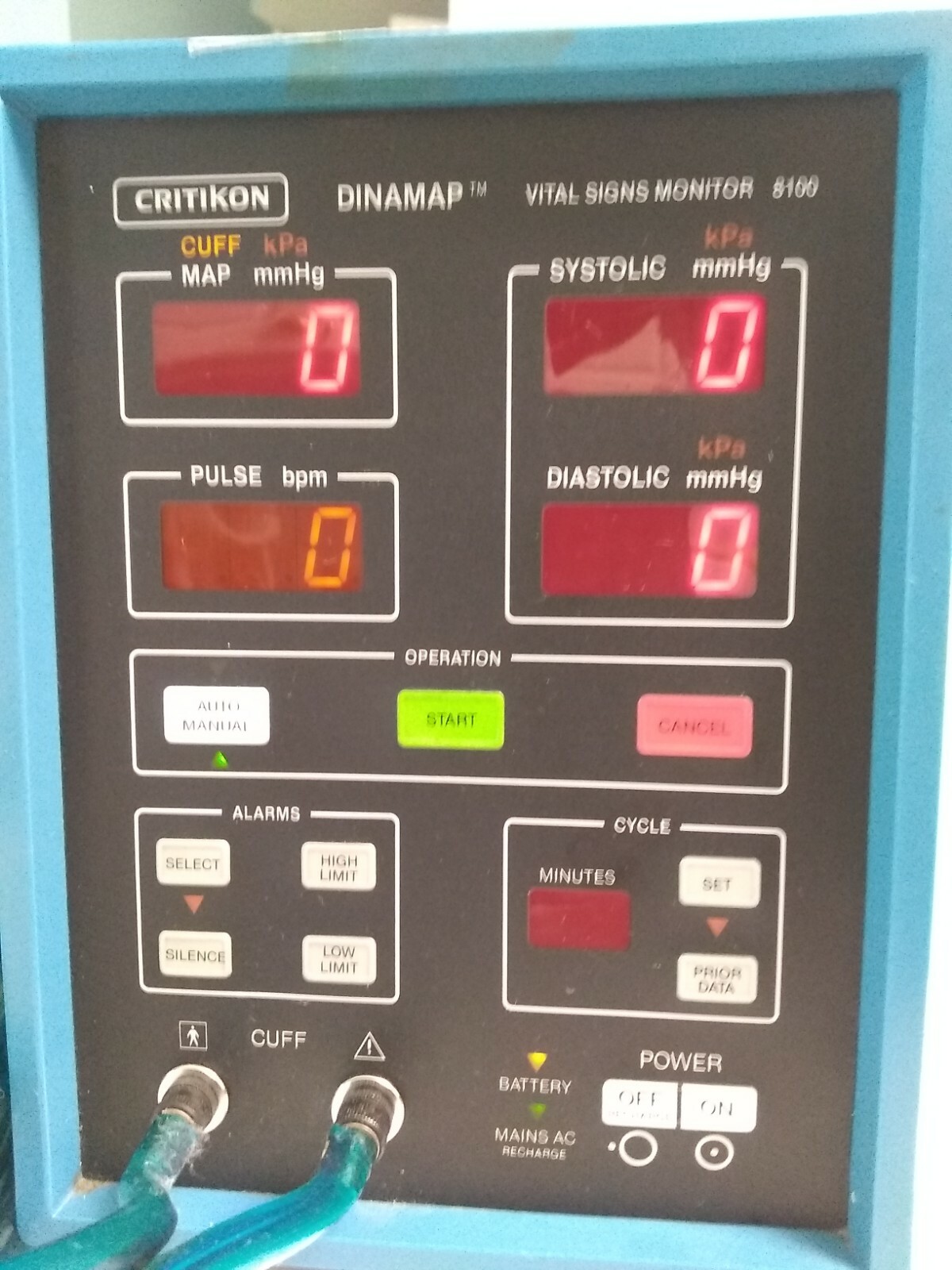 Critikon Dinamap 8100 Vital Sign Patient Monitor | eBay