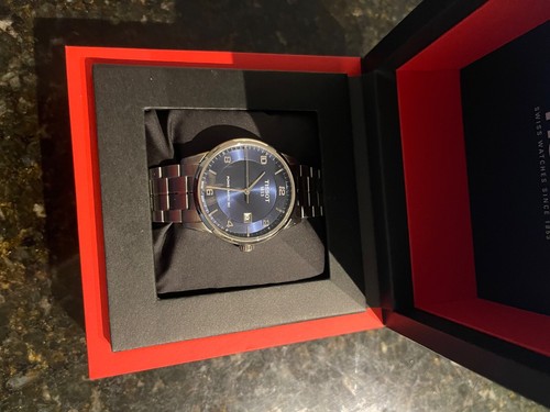 Tissot Powermatic 80 Blue Men's Watch - T137407A | eBay