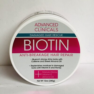 Biotin Anti-Breakage Hair Repair Cream for Weak & Color Treated Hair 12 ...