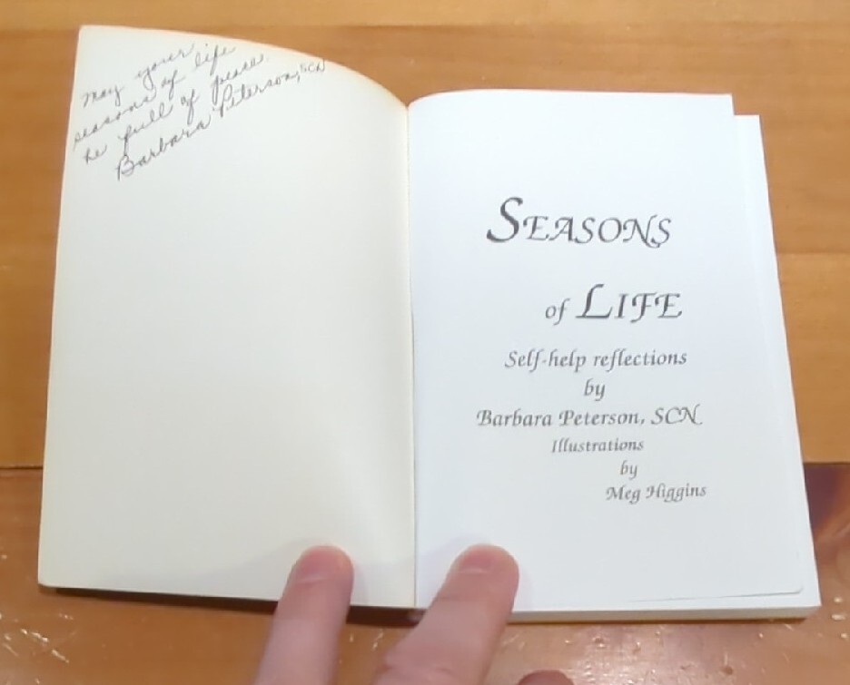 Seasons of Life: Self-Help Reflections ~ Barbara Peterson (1995, PB ...