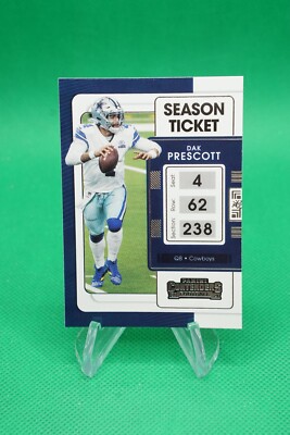 2021 Contenders Season Ticket #25 Dak Prescott Dallas Cowboys BG6 | eBay