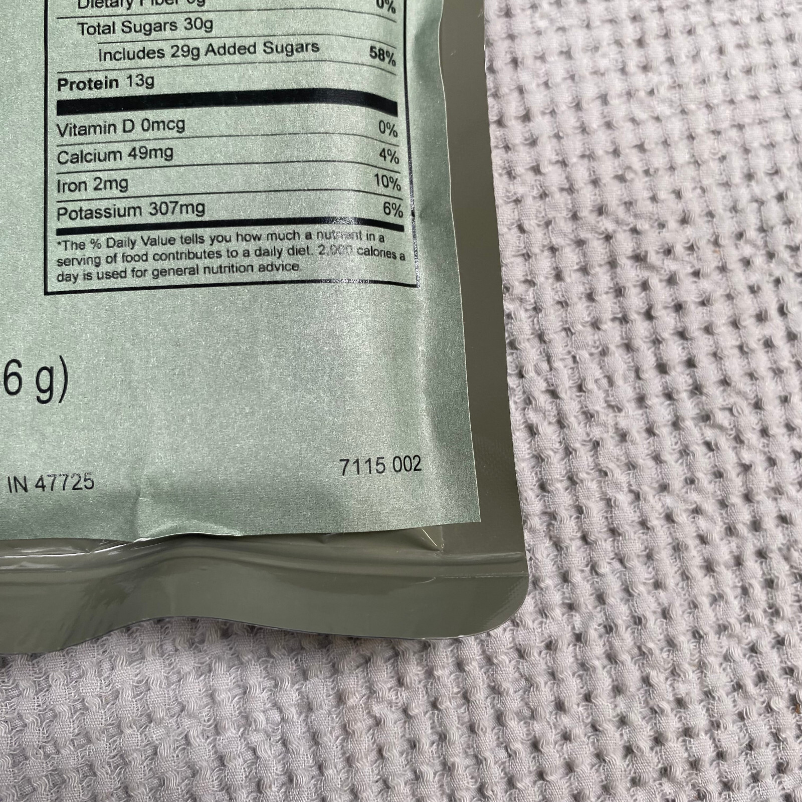 MRE Chocolate Pudding with Protein - Meal Ready to Eat USGI Dessert ...