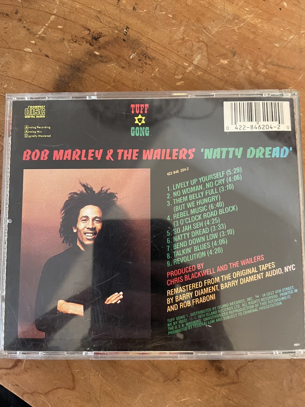 Natty Dread by Bob Marley/Bob Marley & the Wailers CD - Good ...