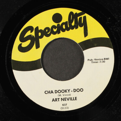 ART NEVILLE: cha dooky-doo / zing zing SPECIALTY 7" Single 45 RPM | eBay