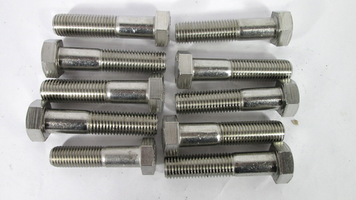 Lot of 10 - 1"-8 x 4-1/2" Hex Head Screw Bolts - THE F593D - Coarse ...