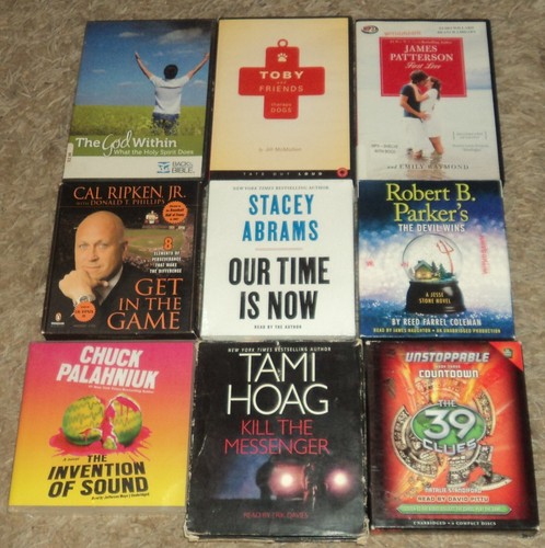 ASSORTED AUDIO BOOKS - DRAMA / THRILLER & MORE - LOT OF 9 - AUDIO BOOKS ...