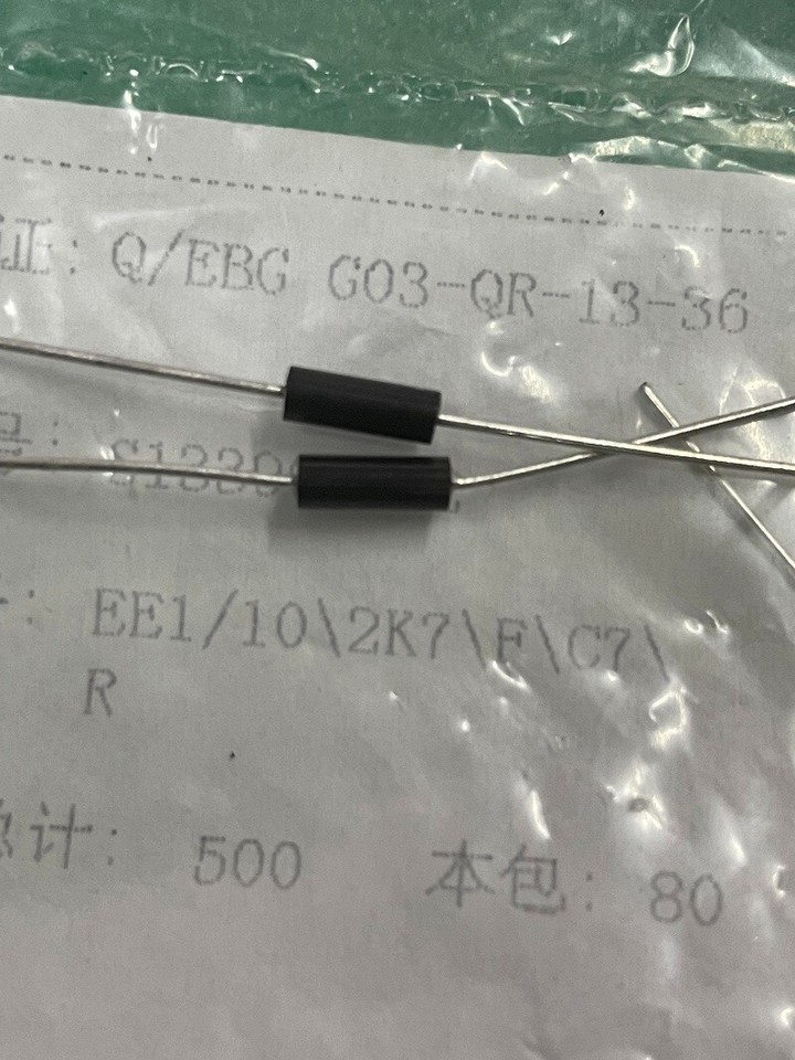 1x EE1/10-2K7-F-C7 2.7K 1% 1/4W 5ppm/℃ High Precision Metal Film ...
