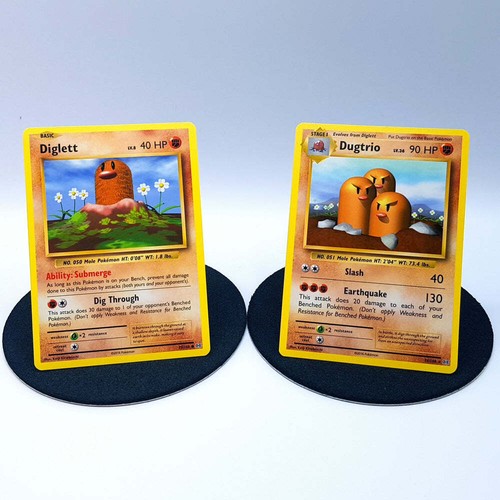 Pokemonkarten - Diglett 55/108 & Dugtrio 56/108 rare EN mint 2016 | eBay