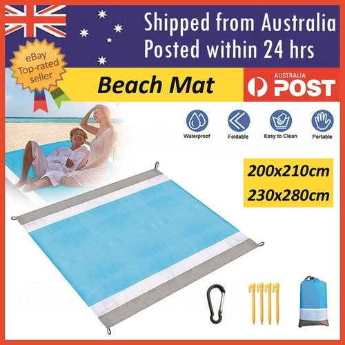 Sand Free Beach Mat Blanket Sand Proof Magic Sandless Sand Dirt & Dust ...
