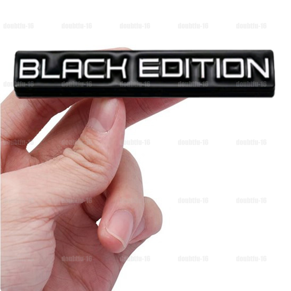 Car Metal Black Edition Emblem Badge Trunk Fender Decal Sticker Trim ...