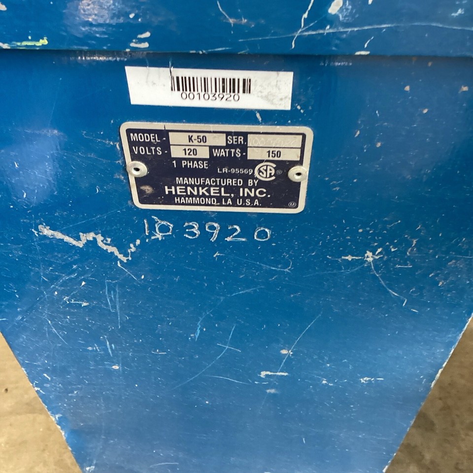 Keen Henkel KT-50 Portable Heavy-Duty Welding Rod Oven; Holds 50 lbs ...