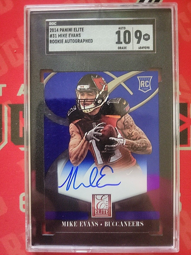 2014 Panini Elite - Rookie Autographs Mike Evans #31 (AU, RC) for sale ...